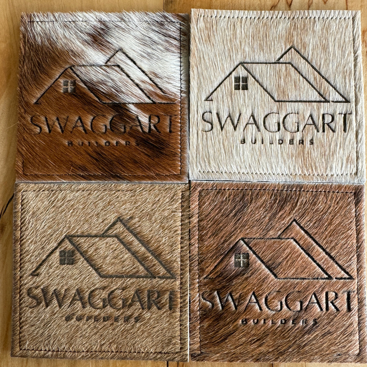 Custom Made Cowhide Coasters | Blue Mountain Brands USA – Blue Mountain ...