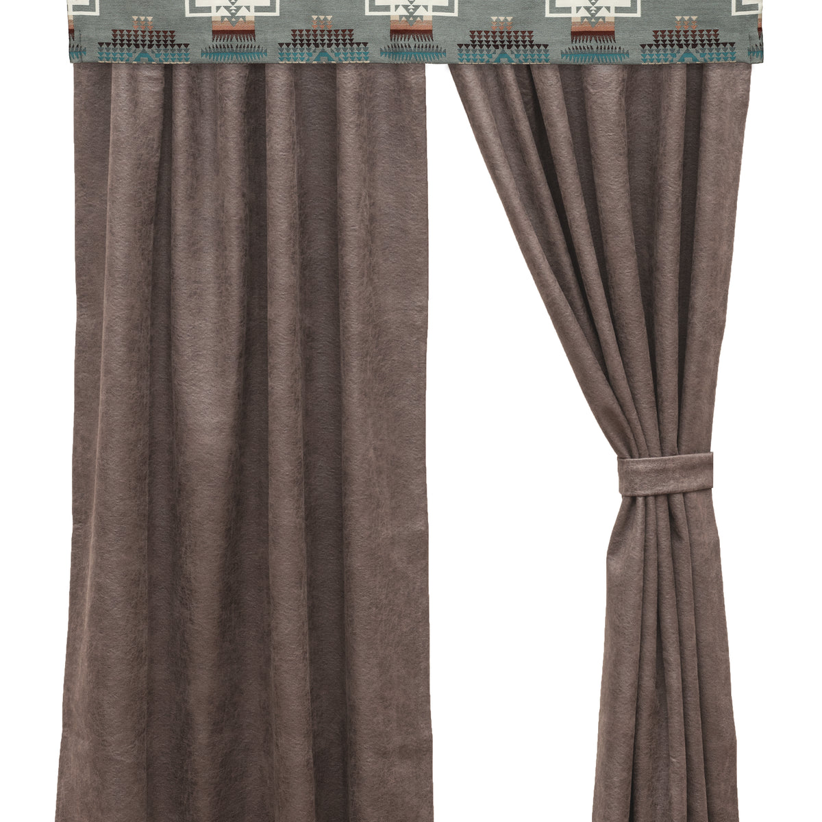 Wooded River Chief Joseph Drape Set – Blue Mountain Brands Home Decor