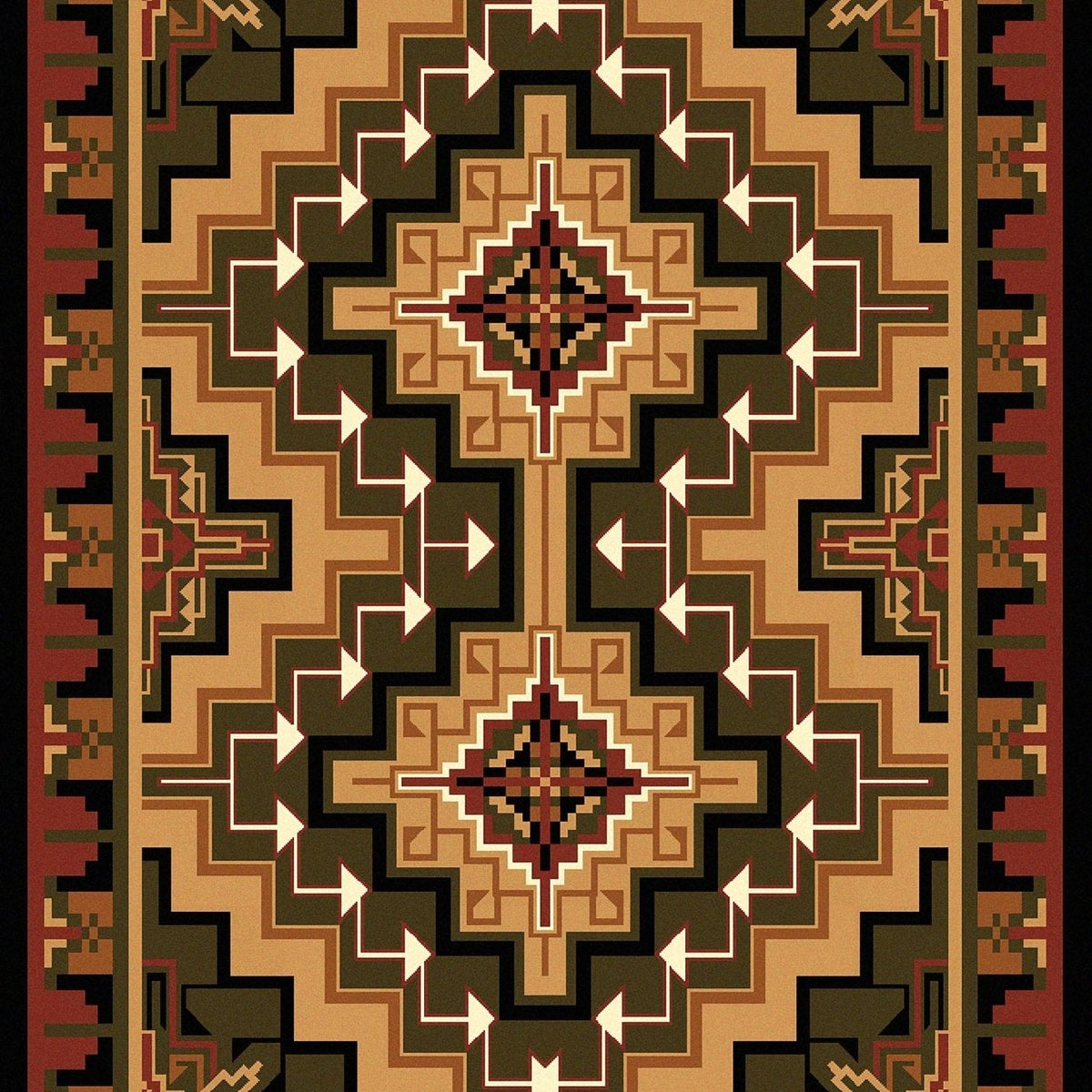 Hill Country Area Rugs & Floor Runner | Your Western Decor – Blue ...